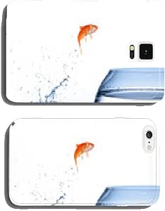 goldfish jumping out of the water - improvement concept cell phone ...