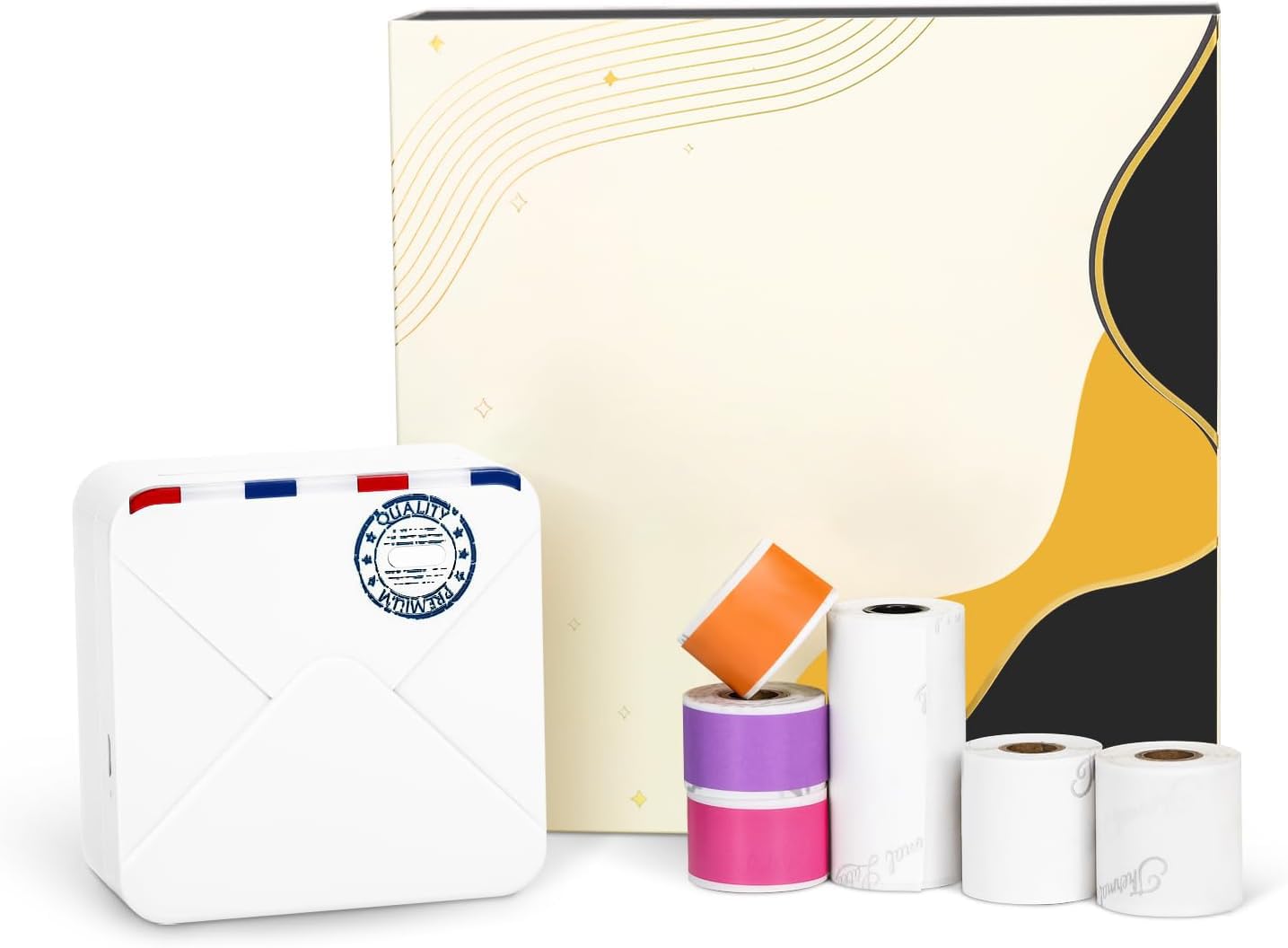 Amazon.com: ASprink Mini Portable Sticker Printer Machine,M02S Thermal ...