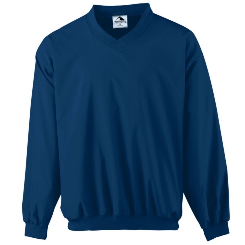 Augusta Activewear Micro Poly Windshirt/Lined, Navy, Large at Amazon ...