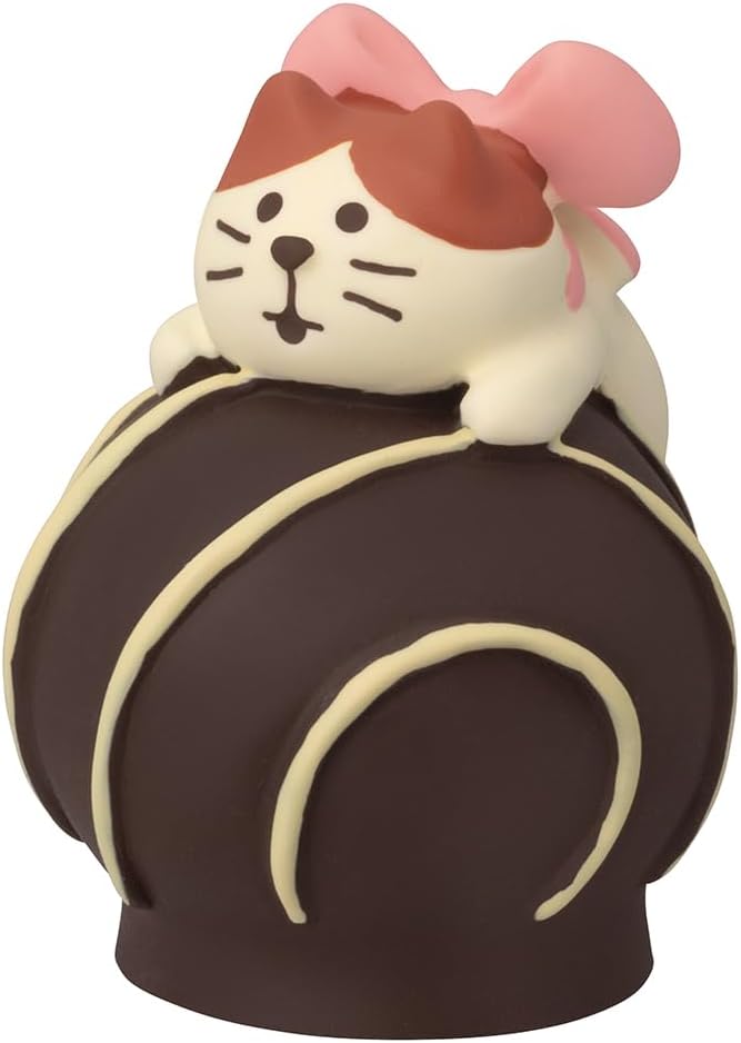 Amazon.co.jp: デコレ(Decole) 子猫とボンボンショコラ ビター 約31×35×h42mm ZCB-90310 : ホーム＆キッチン