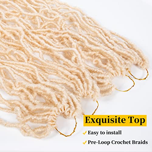 New Faux Locs 24 Inch 613# Crochet Hair New Soft Locs 6 Packs/Lot Curly ...