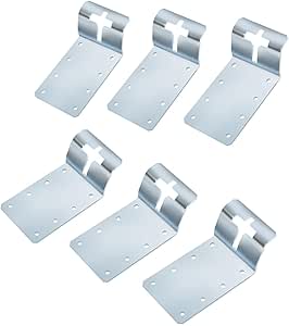 Amazon.com: 6PCS T-Post Bracket 3" (Vertical) Suitable for Multiple ...