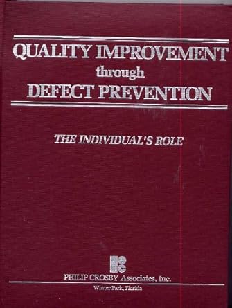Quality Improvement Through Defect Prevention: The Individual's Role ...