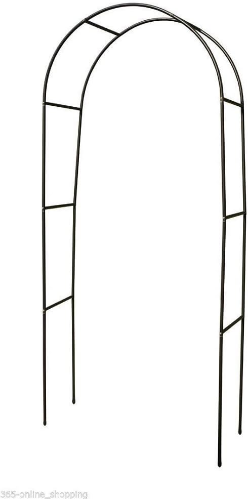 New Metal Garden Arch Heavy Duty Strong Rose Climbing Plants Archway ...