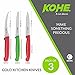 Buy KOHE 1 Tomato Utility Kitchen Stainless Steel Knife Serrated, 1 ...