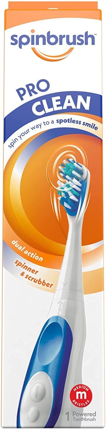 Amazon.com : ARM & HAMMER Spinbrush Pro Series Daily Clean Powered ...