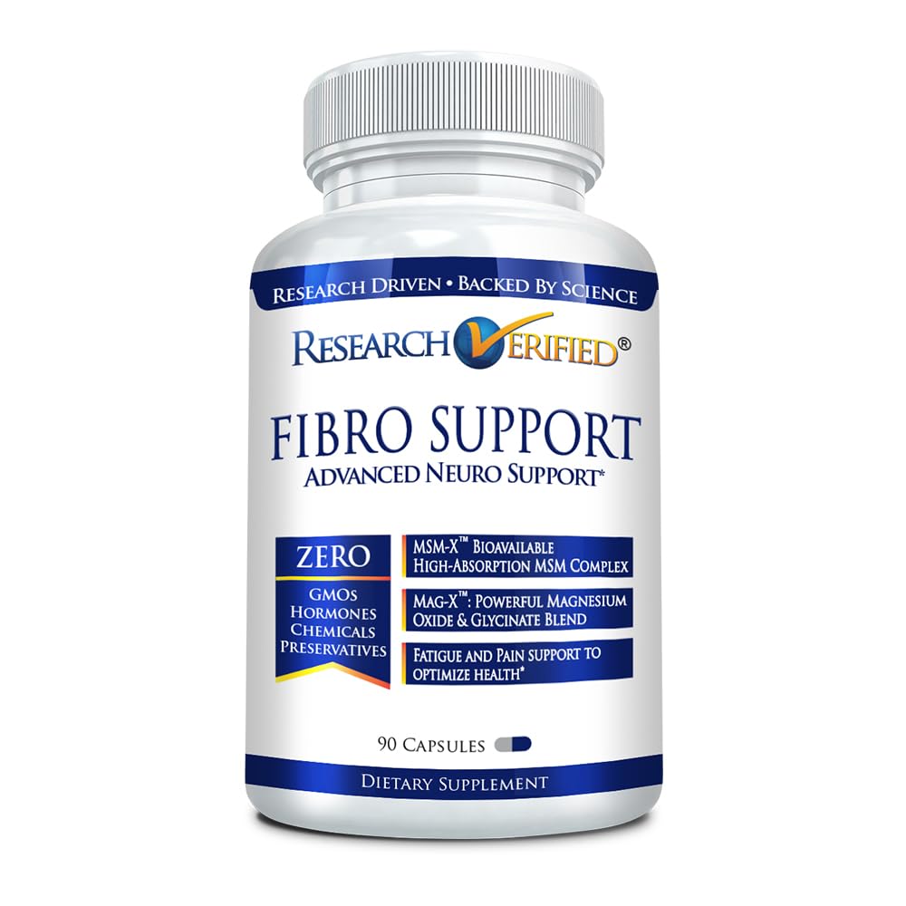 Amazon.com: Research Verified Fibro Support - 90 Capsules - MSM ...