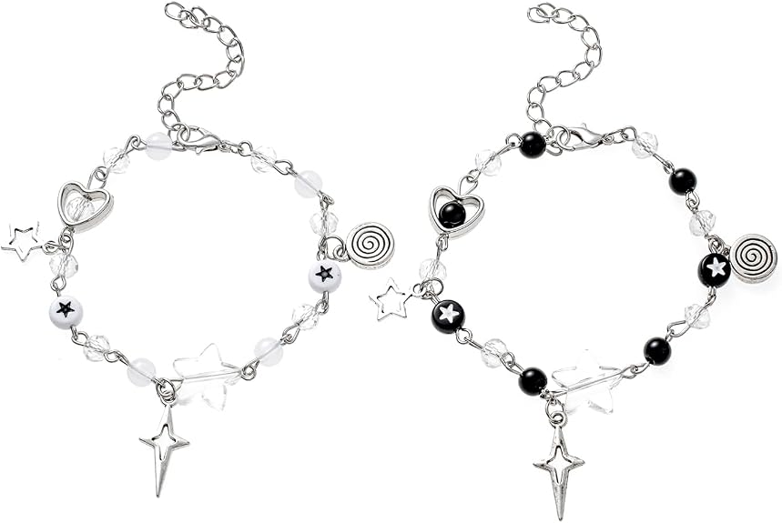 Amazon.com: QXFQJT JJK Bracelets Gojo and Geto Inspired Bracelet ...