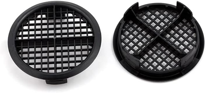 10 x 70mm White Plastic Round Soffit Air Vents / Upvc Push in Roof Disc ...