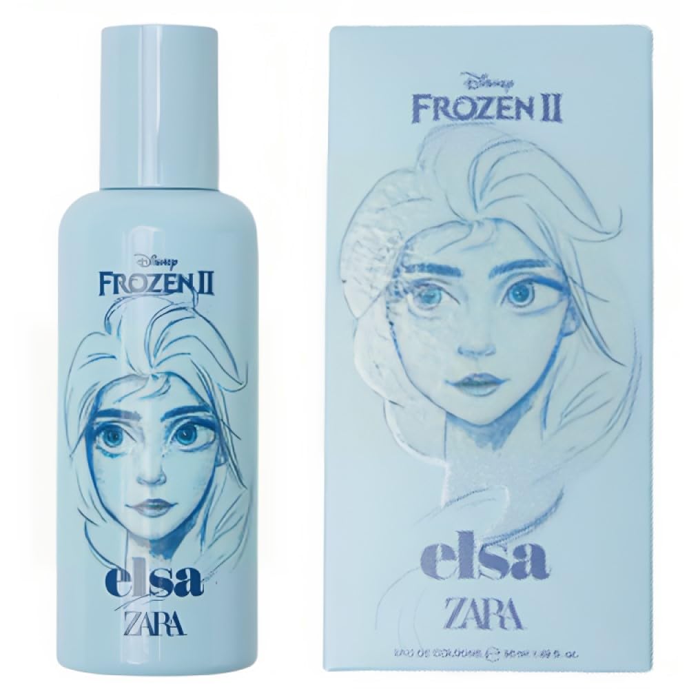 Amazon.com : Zara Kids Frozen II Elsa Perfume Fragrance Spray EDC Eau ...