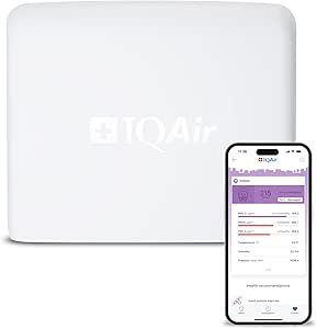 IQAir Air Pollution Meter Outdoor [PM1, PM2.5, PM10, Temperature, Humidity, Air Pressure ...