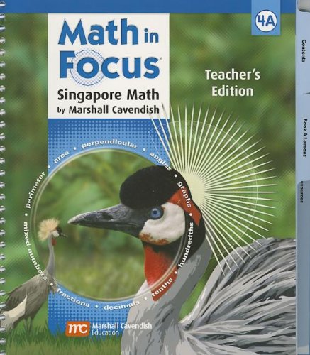 Buy Math in Focus: Singapore Math Grade 4: Teacher's Edition (A) Book ...