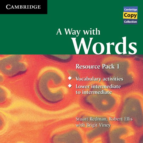 Amazon.com: A Way with Words Resource Pack 1 Audio Cassette (Cambridge ...