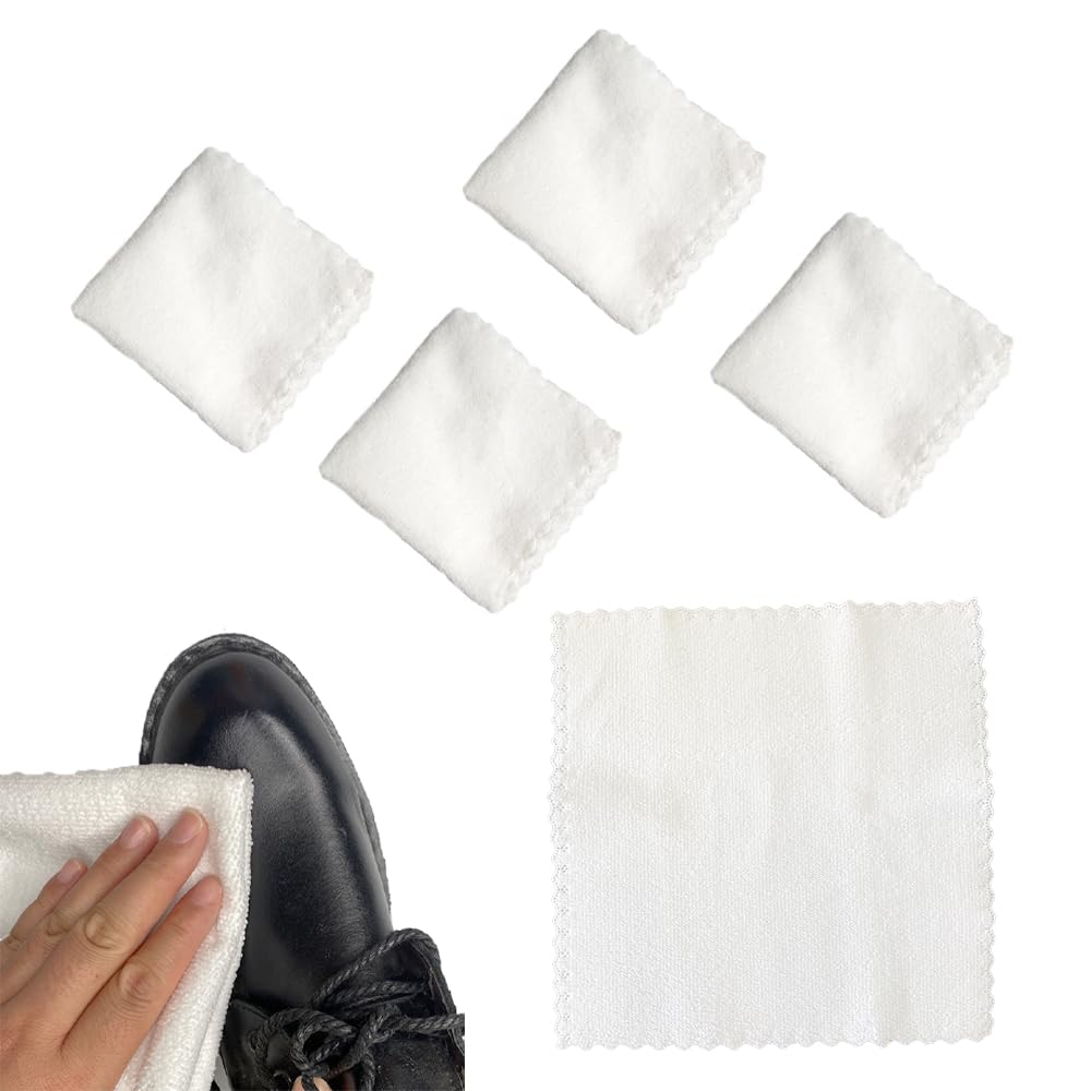 Amazon.co.jp: MINBOOT 靴磨きクロス 布 5枚セット 柔らかい ポリッシングクロス 革製品 手入れ 多目的クロス （ホワイト） : ホーム＆キッチン
