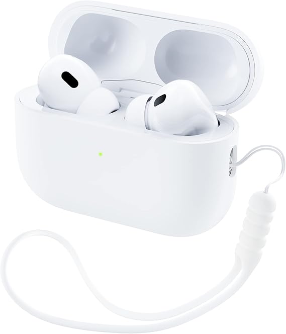 Amazon.com: ORNARTO Compatible with AirPods Pro 2 Case (2022), Protective Liquid Silicone Case ...