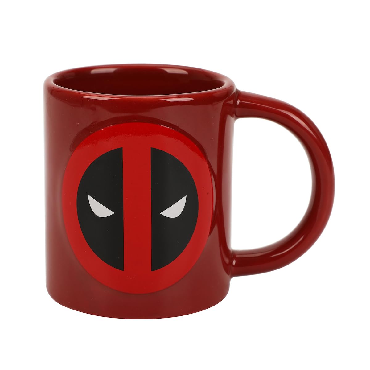 Amazon.com: Bioworld Deadpool Costume & Logo 16 Oz Red & Black Ceramic ...