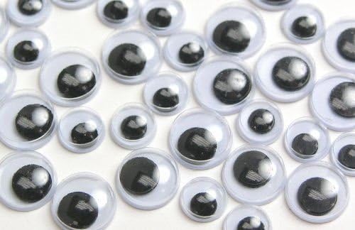 Fun Craft Stick on Eyes Coloured Assorted : Amazon.co.uk: Home & Kitchen