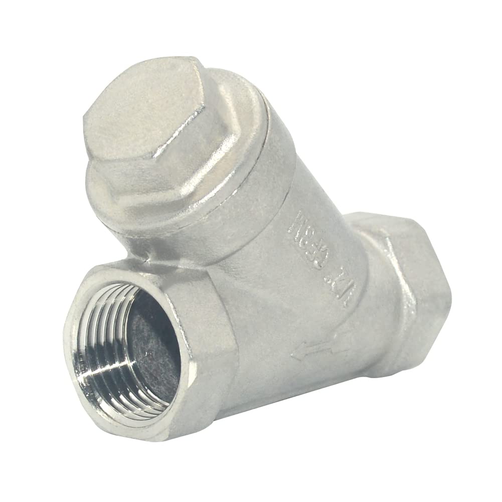 Snapklik.com : Megairon 1/2 WYE Strainer Mesh Filter Valve