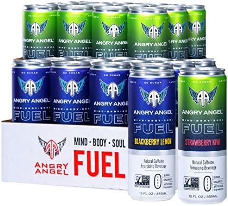 Amazon.com : Angry Angel Tropical Natural Energy Drink (12 count ...