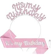 Amazon.com : Araluky Black Birthday Crown for Adult Woman, 'It's My ...