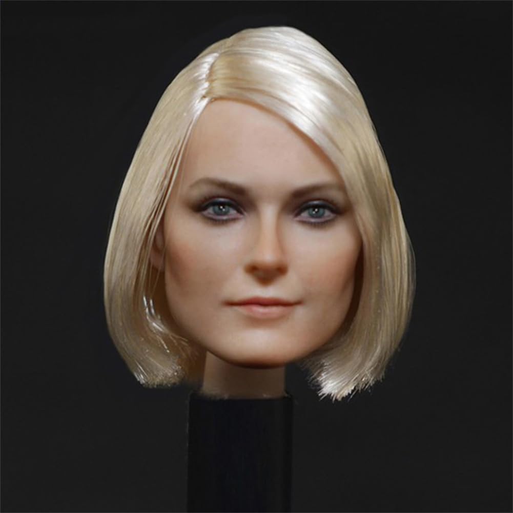 Amazon.com: RoofWorld 1/6 Scale Female Head Sculpt,12inch Figure Doll ...