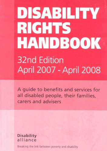 Buy Disability Rights Handbook: A Guide to Benefits and Services for ...