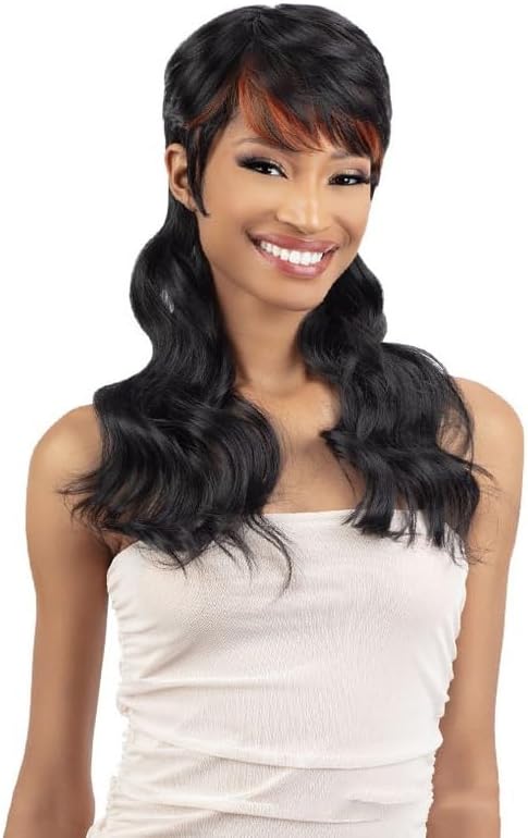 Amazon.com : FreeTress Equal Lite Wig Wavy Mullet (CANDY-DROP) : Beauty ...