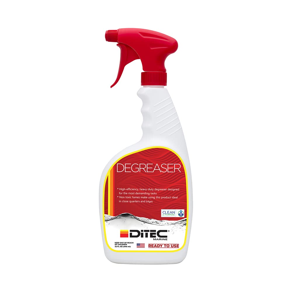 Buy DITEC Marine Non-Toxic Degreaser, 1 quart | Effective Oil and Grease Remover | Multi-Surface ...