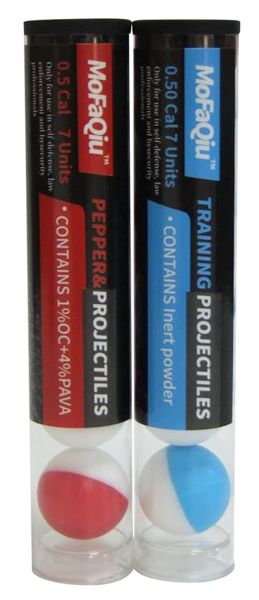 Amazon.com : 50 Caliber Pepper Projectiles (1% OC+4% PAVA) Ultrafine ...
