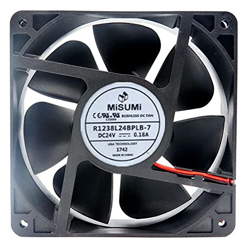 R1238L24BPLB-7 MiSUMi 24V 120mm Fan 24V 0.18A 12038 Cooling Fan ...