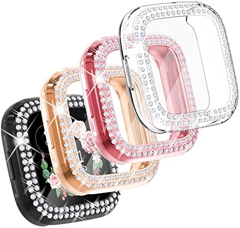 Amazon.com: CHANCHY 4 Pack Compatible with Fitbit Versa 4 Screen ...