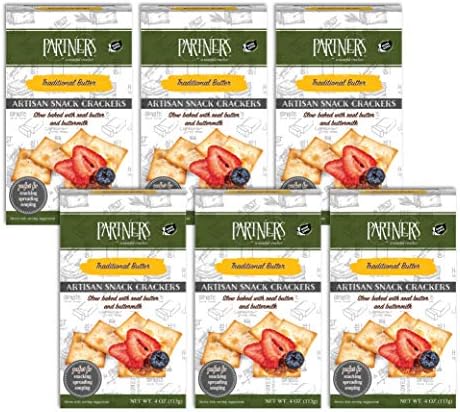 Amazon.com: Partners Snack Crackers, Traditional Butter, 4 Ounce (Pack ...