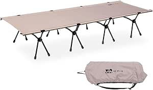 Amazon | WAQ 2WAY WIDE COT 2WAYワイドコット コット キャンプ用コット キャンプベッド 幅広ハイロー 折りたたみ 幅80cm (BEIGE GRAY(ベージュ ...