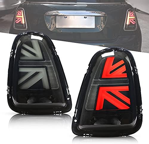 Amazon.com: VLAND LED Union Jack Tail Lights for Mini Cooper R56 R57 ...