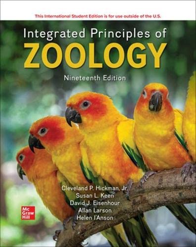 Integrated Principles of Zoology ISE: Jr. Cleveland P. Hickman ...