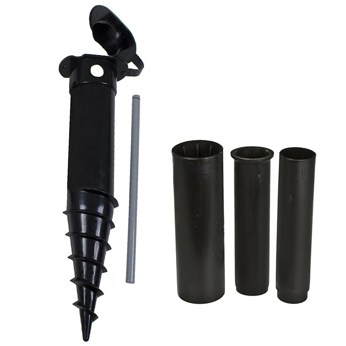 Buy Walgreen® Heavy Duty Black Plastic Screw Spike in Ground Parasol ...