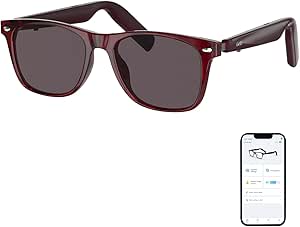 Amazon.com: GetD Bluetooth Sunglasses for Men/Women, AI Translator Powered by GPT, 11H Battery ...