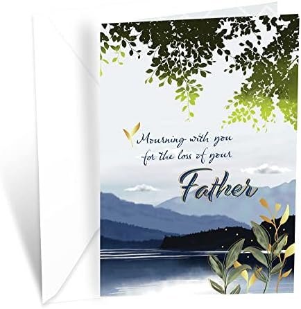 Amazon.com : 1Up Greetings Sympathy Card Loss of Father | Fathers ...