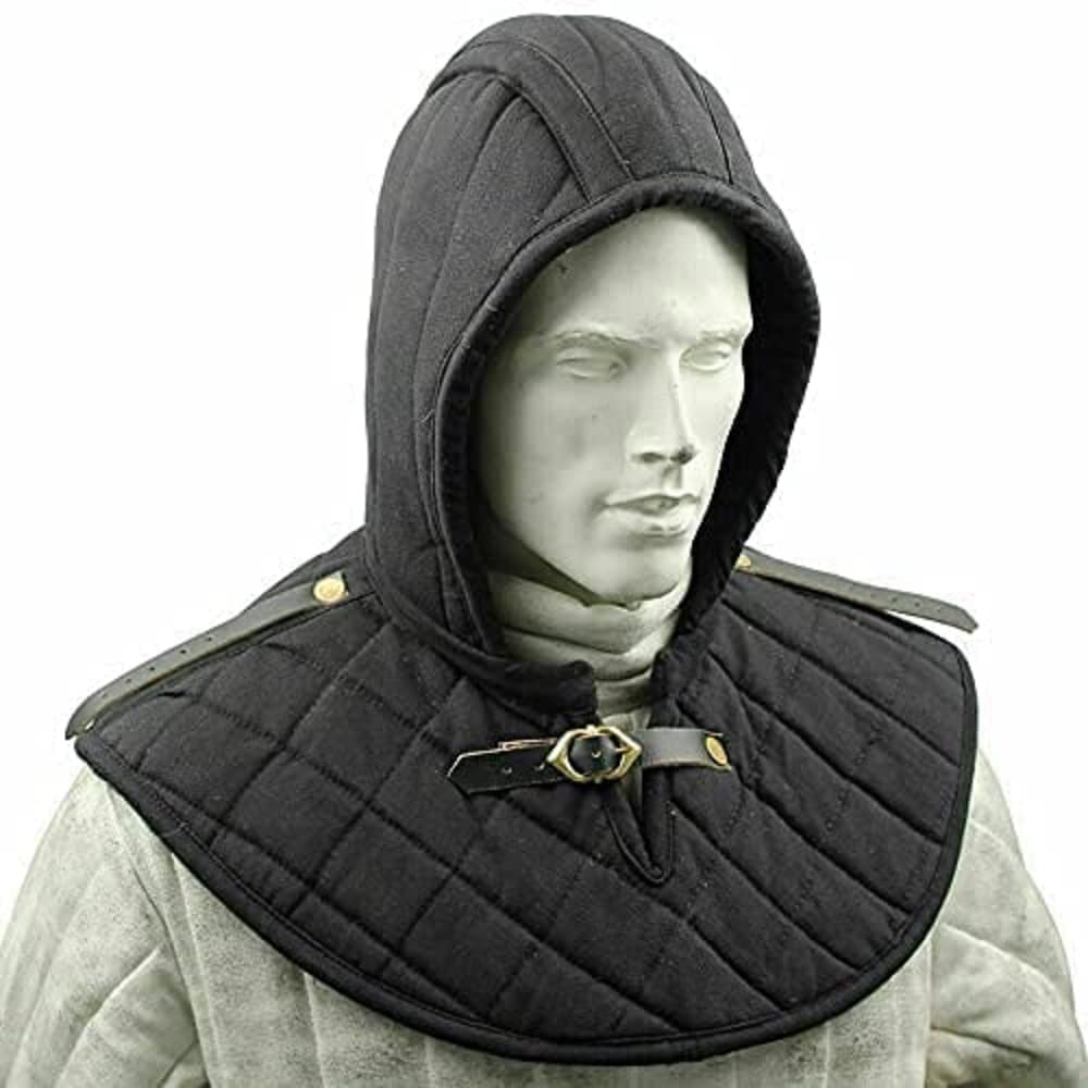 Amazon.com: ADVIK ENTERPRISES Gambeson Medieval Cotton Hood with ...