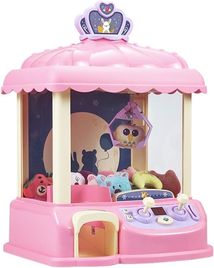 Amazon.com: Claw Machine Toys, Candy Dispenser with Lights & Sounds ...
