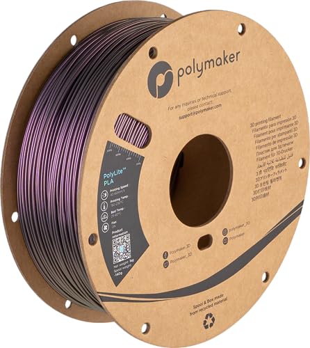 Polymaker Color Changeable Starlight Purple PLA 3D Printer Filament 1 ...