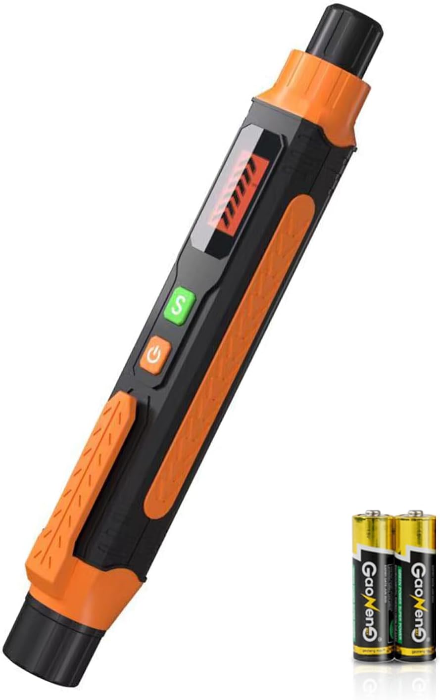 Natural Gas Leak Detector, Portable Gas Sniffer with Audible & Visual Alarm, for Combustible Gas ...