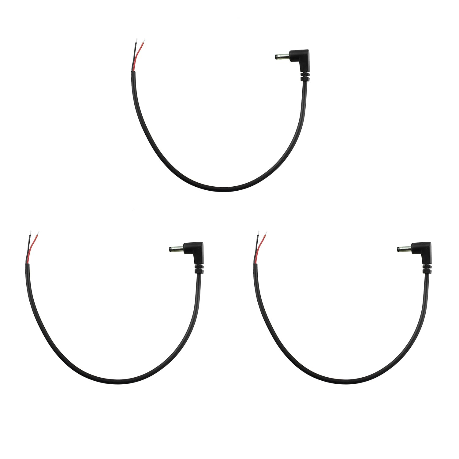 Amazon.com: Maxmoral 3PCS Replacement 3.5mm 90 Degree Male Plug to Bare ...