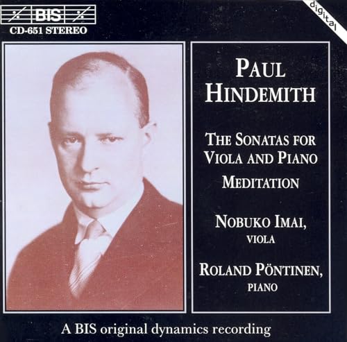 Play Hindemith: Viola Sonatas / Meditation by Nobuko Imai & Roland ...