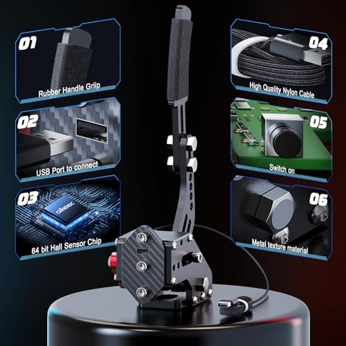 Snapklik.com : Aikeec USB Handbrake For PS4 PS5: For Thrust Master T300 ...