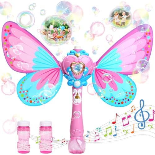 Buy VikriDA Magic Wand Bubble Machine Butterfly Automatic Powerful ...