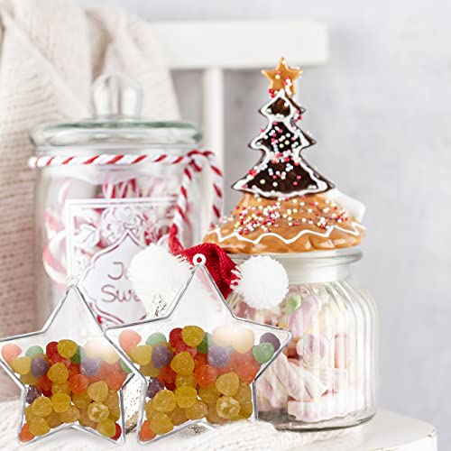 Homoyoyo 20pcs Fillable Star Shaped Ornament, Fillable Ornaments Ball ...