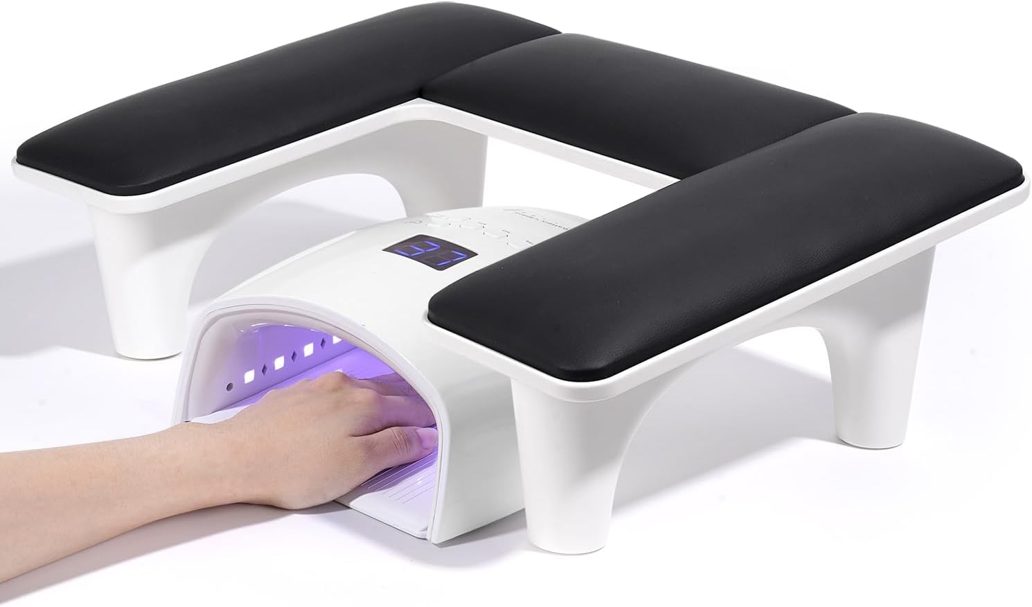 Nail Arm Rest Manicure Hand: U-shaped Arm Rest for Nails - Microfiber ...