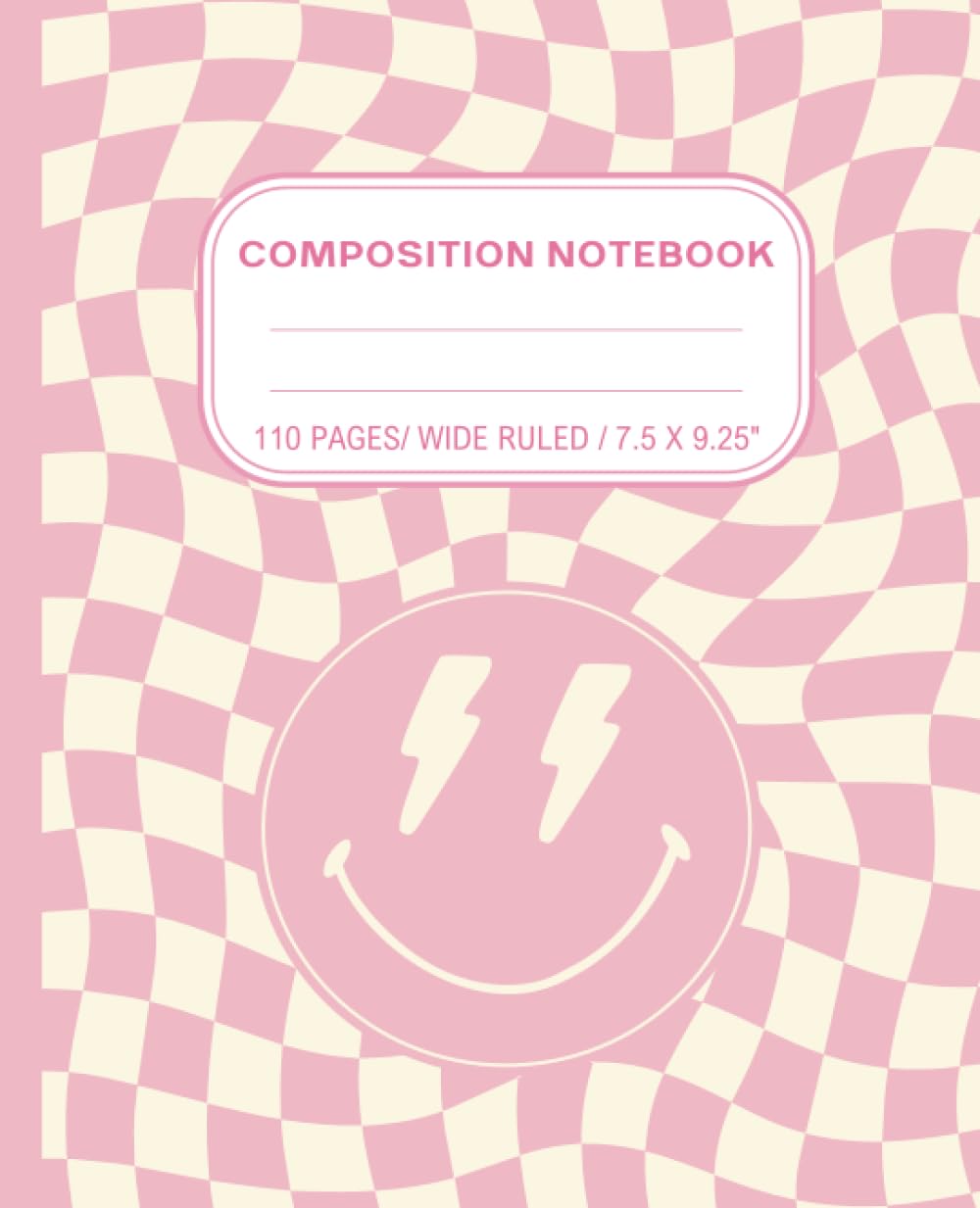 Amazon.com: Super Cute Y2K Preppy Smiley Face Composition Notebook ...