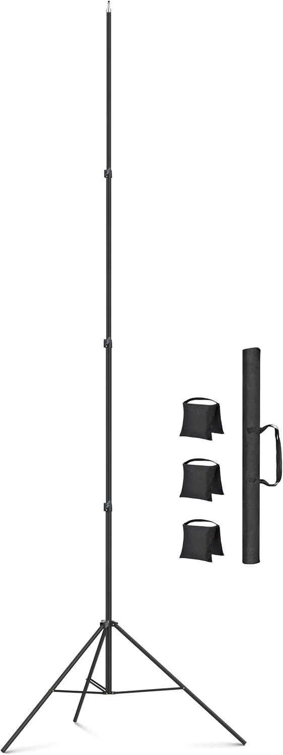 16.4' Sky High Tripod Tall Video Camera Sports Tripod Stand, Sdfghj 16 ...